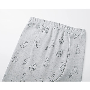 Owlivia 100% Organic Cotton Baby Long Sleeve Pajama Sets, Toddler Boy Girl 2-Piece Sleepwear(2 Years, Grey Rabbit)