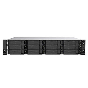 QNAP TS-1253DU-RP 12 Bay Rackmount NAS with Two 2.5GbE Ports, Redundant PSU