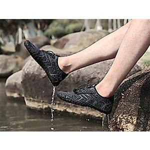 UBFEN Water Shoes for Men and Women Quick Dry Outdoor Beach Aqua Hiking Sneakers