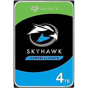 Seagate Skyhawk ST4000VX013 4 TB Hard Drive - 3.5" Internal - SATA (SATA/600) - Network Video Recorder, Video Surveillance System Device Supported