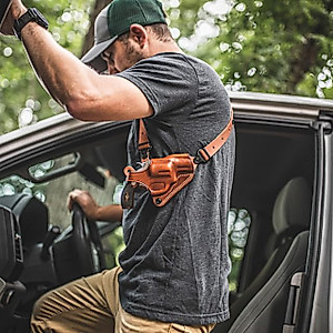 Galco Vertical Holster System VHS 4.0, Tan - VHS4-126