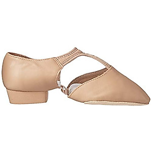Bloch Women's Elastospllit Grecian Dance Shoe, tan, 10.5 Medium US