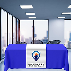 Ships Next Day, Made in USA - Custom Table Runner with Business Logo - Events, Parties, Ceremonies - Personalized Kitchen Decor & Small Business Essentials (24"x72")