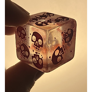 2 Massive Gelatinous Cubes Dice Pair / Mini by Severed Books