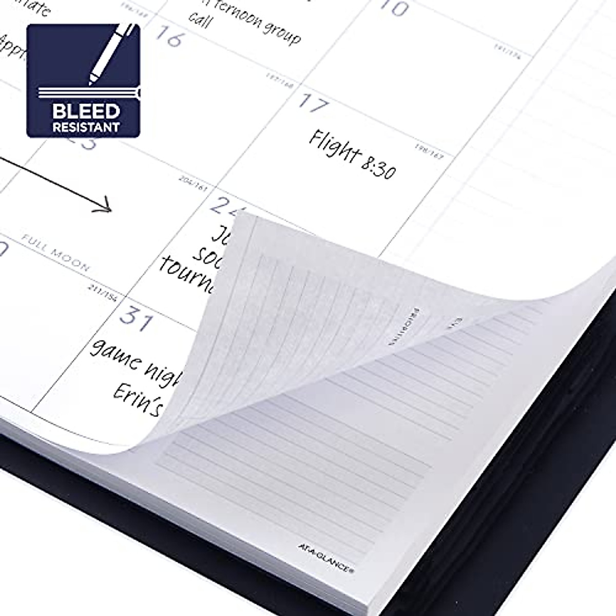 2022 Monthly Planner by AT-A-GLANCE, 7" x 8-3/4", Medium, Black (7012005)