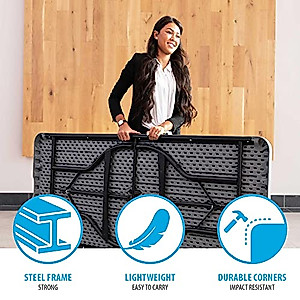 Lifetime 6-Foot Nesting Table, Gray