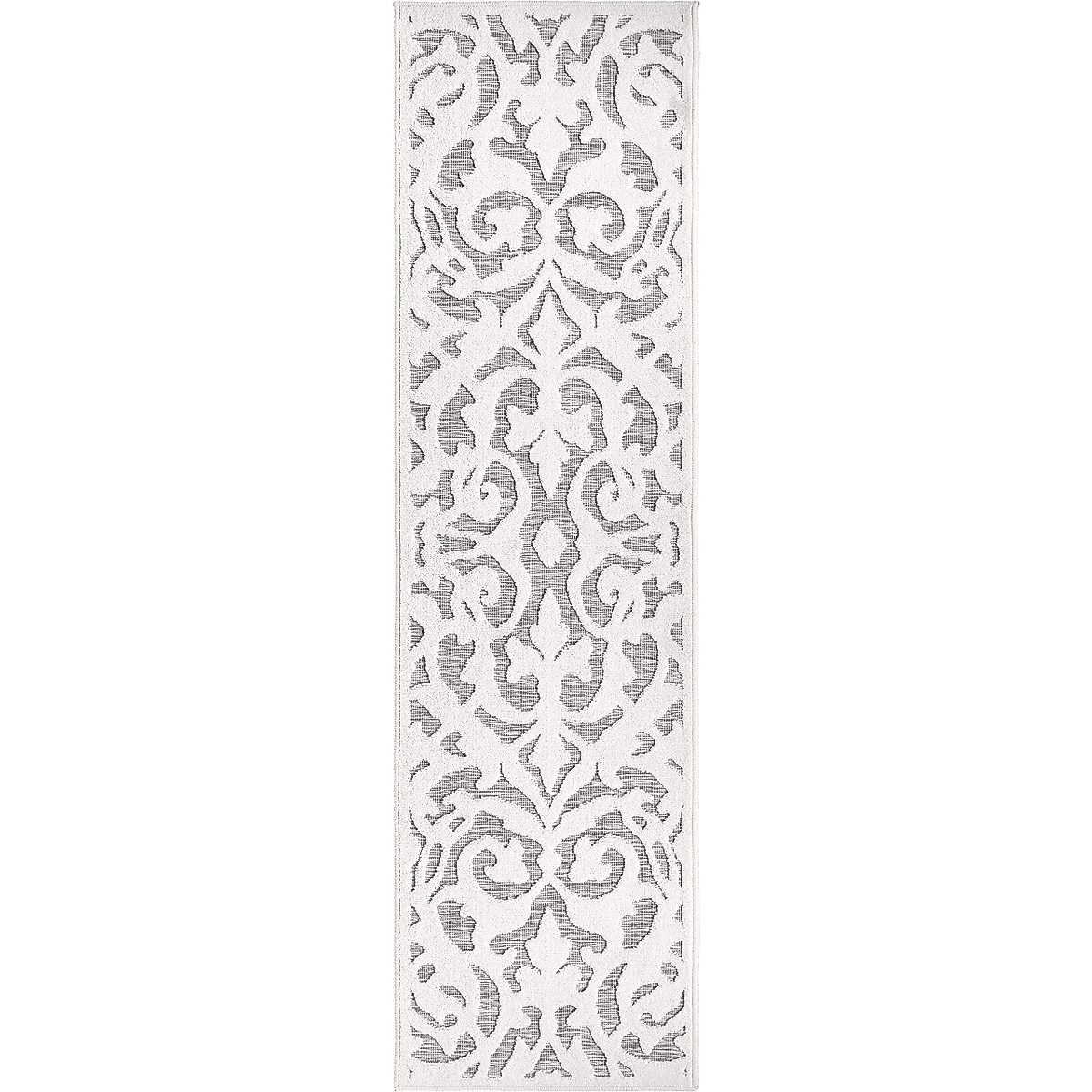 My Texas House by Orian Lady Bird Area Rug, 1'11" x 9'6", Natural/Grey