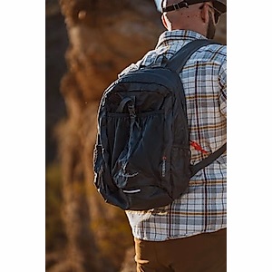 Eddie Bauer Stowaway Packable Backpack-Made from Ripstop Polyester, Maroon, 30L