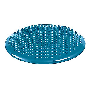 Gaiam Kids Wobble Cushion Wiggle Seat Balance Disk for Flexible Seating - Classroom Kids Student Desk Exercise Chair for Sensory & Stability - Blue