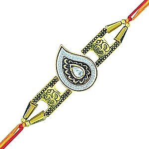 Rakhi for Brother Designer Rakhi with Beads Design Rakhi Raksha-Bandhan Gifts for Brother Sister (D27)