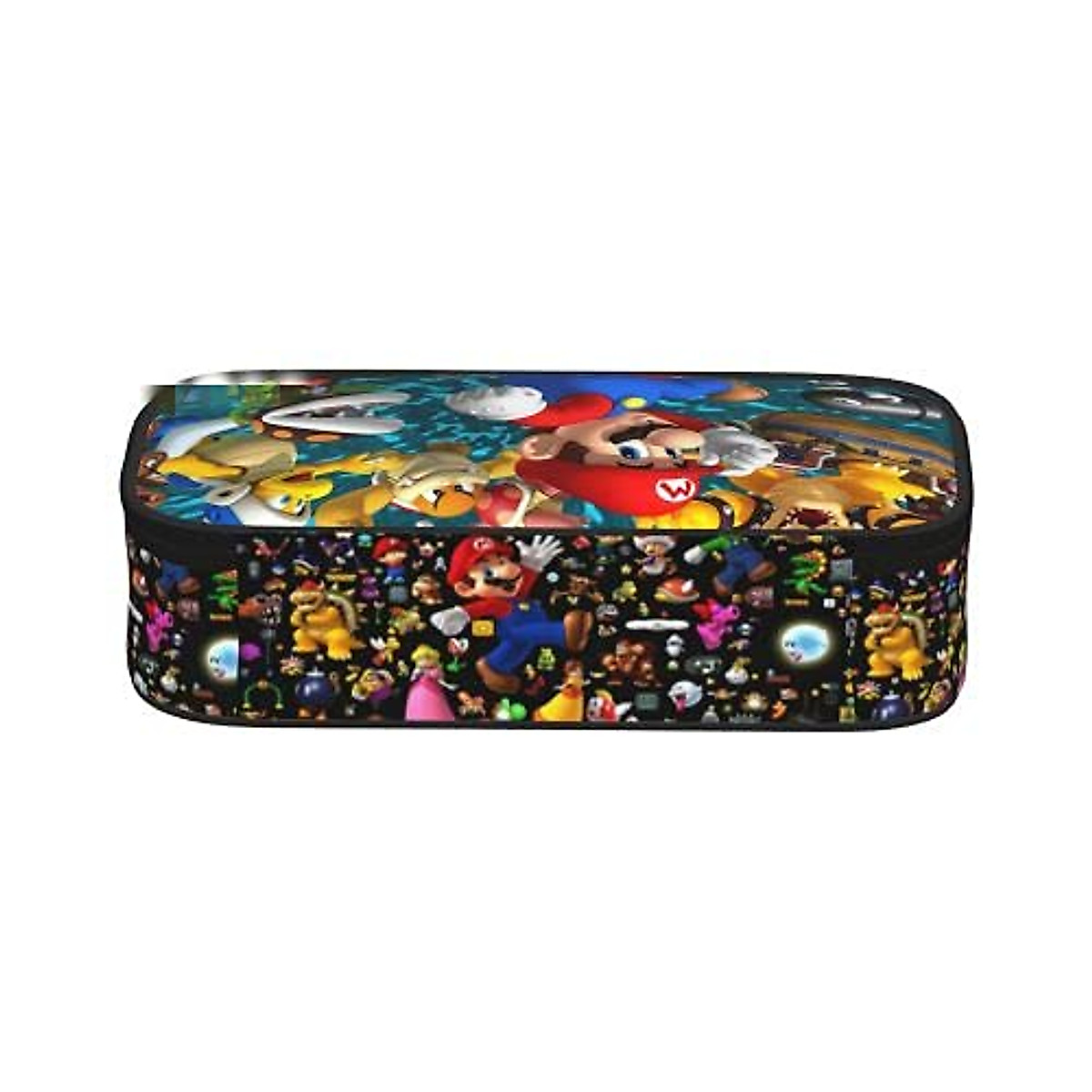 Wcrsain Anime Pen Bags Pouch Big Capacity Zipper Pencil Cases for Office Supplies Adults Women Travel Portable Organizer Box Storage Bag Makeup Case