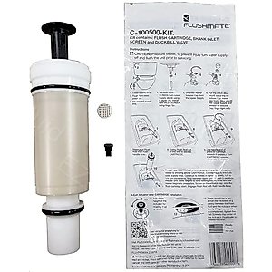 Original Replacement For Sloan C-100500-K Flushmate Cartridge/PowerFlush Toilet Piston Cartridge Parts for Use with 500, 501, 501A, 501B, 503, and 504 Series Flushmate Tank System (1)