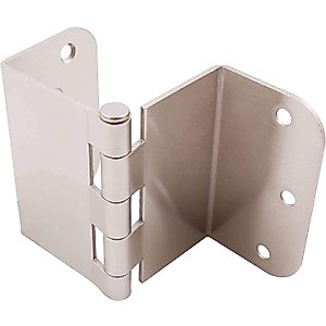 Generic 3.5 inch Swing Clear Offset Door Hinge, 3-Pack (58 inch Radius, Brushed Nickel), T2895