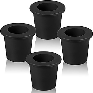 2 Pieces Patio Table Umbrella Hole Ring Umbrella Cone Wedge Plug Umbrella Stabilizer Sleeve for 2 to 2.5 Inch Patio Table Hole and 1.5 Inch Pool Umbrella Adapter