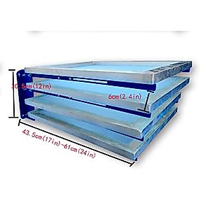 TECHTONGDA 4 Layers Screen Rack Shelf Storage Frame Holder Screen Printing Rack Screen Drying