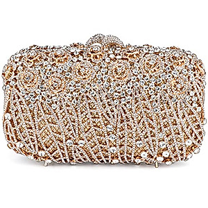 MOSSMON Crystal Clutch Women Luxury Rhinestone Evening Bag