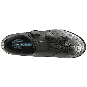 SHIMANO Men's Cycling XC7 (XC702) Shoes, Black, Size 49, 9.5