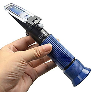 Aichose Brix Refractometer for Measuring Sugar Content in Brewing, Cooking and Food Indurstry.Dual Scale: Brix of 0-32% and Corresponding Specific Gravity