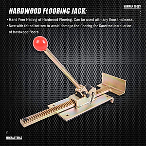 Professional Flooring Jack for Laminate Flooring Installation Hard Wood Straight Tile Contractor Hand Tool