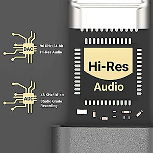 Cubilux USB C 2-Way Headphone Splitter, Type C to Dual 3.5mm Jacks Audio Sharing Adapter Compatible with New USB C iPad 10 iPad Pro, iPad Air 5/4 iPad Mini 6, Samsung S21/S20 Note 20/10, Tab S8/S7/S6