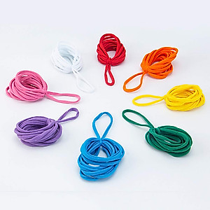 EXCEART 288 Pcs Loom Potholder Loops Weaving Loom Loops Potholder Loops Weaving Craft Loops with Multiple Colors for DIY Crafts Supplies