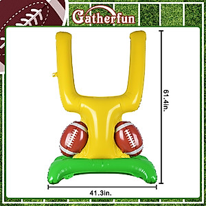 Football Party Supplies Kit - Goal Post Balloon Set for Football Birthday,Tailgate Celebrations & Decorations