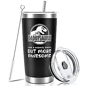 Gifts for Men Father Dad, 20 OZ Wine Tumbler for Him Boyfriend Fiancé, Christmas Stocking Stuffers Valentines Day Awesome Gifts From Daughter or Son Wife for Husband Festival Birthday Funny Presents