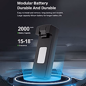 Camera Drone, Folding Drone with Dual Camera, 3-Level Flight Speed, Headless Mode, Boy's Best Drone Gifts Aerial Photography Aircraft Tools for Beginners, Kids, Outdoor