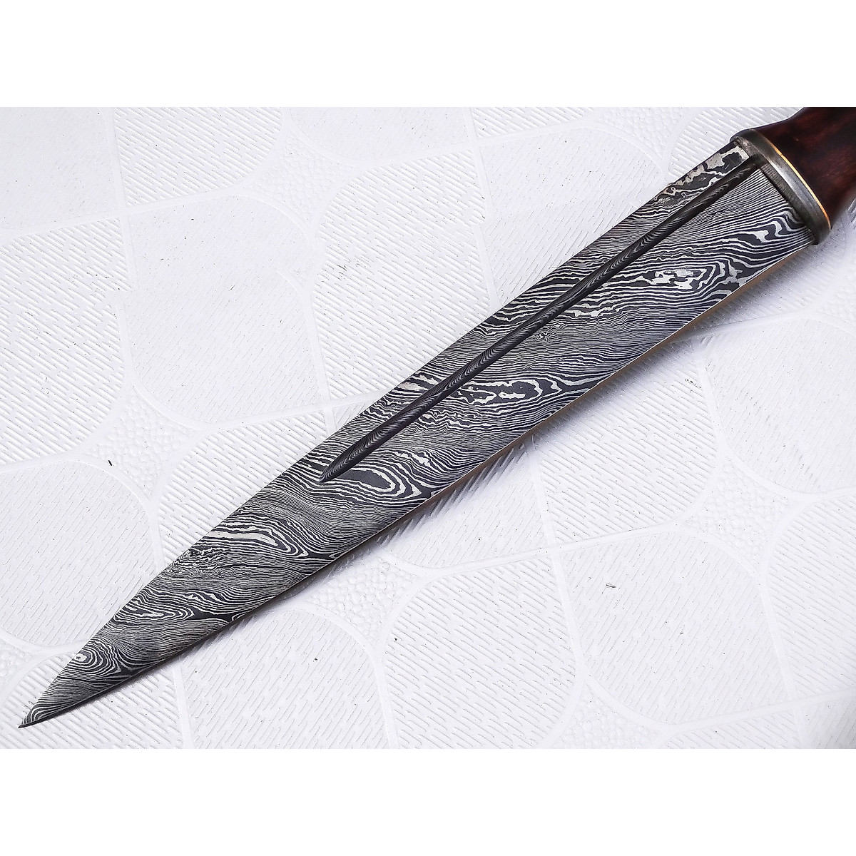 Poshland REG-212, Custom Handmade Damascus Steel 17 Inches Dirk Blade Knife (REG-212)