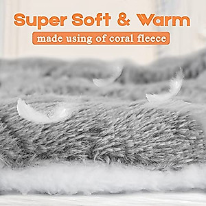 catadog Small Animal Bed Mat, Soft & Warm, Suitable for Guinea Pig, Hamster, Rabbit, Rat and Bearded Dragon (X-Large(13.3''x9.4''), Star Grey)