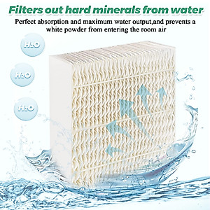 1043 Super Humidifier Wick Filters (2Pack) Replacement for Essick AirCare Evaporative Humidifier Filter EP9500 EP9700 EP9800 831000 821000 826000 826800, Bemis Space Saver 800 8000 Series by Techecook