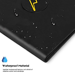 Blummy Card Holder Book Carrying Case Compatible with PM Trading Cards, Holder Album Binder Compatible with 22 Premium 18-Pocket Pages, 396 Cards（black）