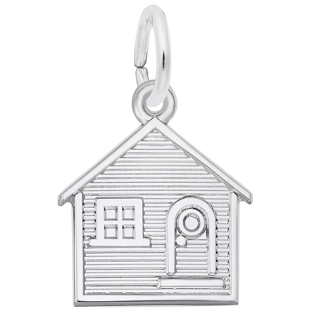 House Charm In Sterling Silver, Charms for Bracelets and Necklaces