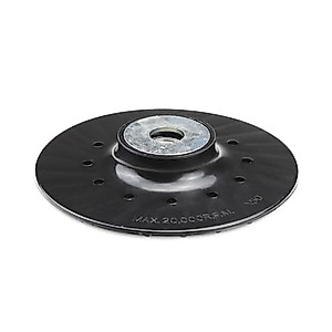 BHA Angle Grinder Ribbed Backing Pad for Resin Fiber Disc, 5" x 5/8"-11