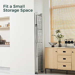 DEANIC 5 Tier Storage Shelves with Wheels, Kitchen Rolling Cart, Metal Garage Shelving No Assembly, Heavy Duty Utility Cart for Garage, Kitchen, Basement, Pantry (Grey,Pack of 2)