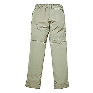 Solstice Apparel Men's Convertible Pant, Bark, 2 Extra Large