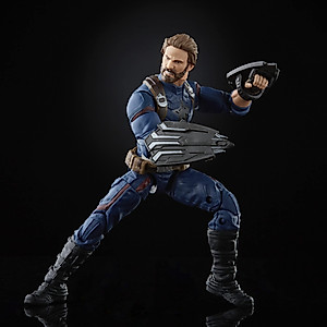 Marvel Hasbro Avengers Infinity Hasbro Legends Series, 15 cm Captain America Action Figure, Premium Design, Includes 5 Accessories, Multi-Colour, F01855L0