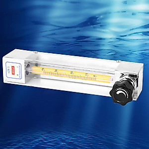 LZB-3 Glass Tube Meter Liquid Water Flowmeter Water Meter for & Liquid Metal Barbed Connector Tool Flowmeter Instrument (10-100mL/min),Other Valve Accessories