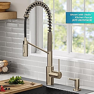 KRAUS Kitchen Soap and Lotion Dispenser in Spot-Free Antique Champagne Bronze, KSD-43SFACB