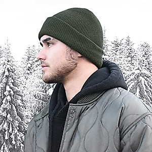 Rothco Genuine U.S.N. Wool Watch Cap, Navy Blue