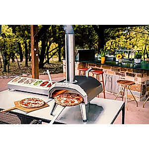 Ooni Karu 12 Multi-Fuel Outdoor Pizza Oven + Ooni Karu 12 Propane Gas Burner – Outdoor Pizza Oven for Authentic Stone Baked Pizzas