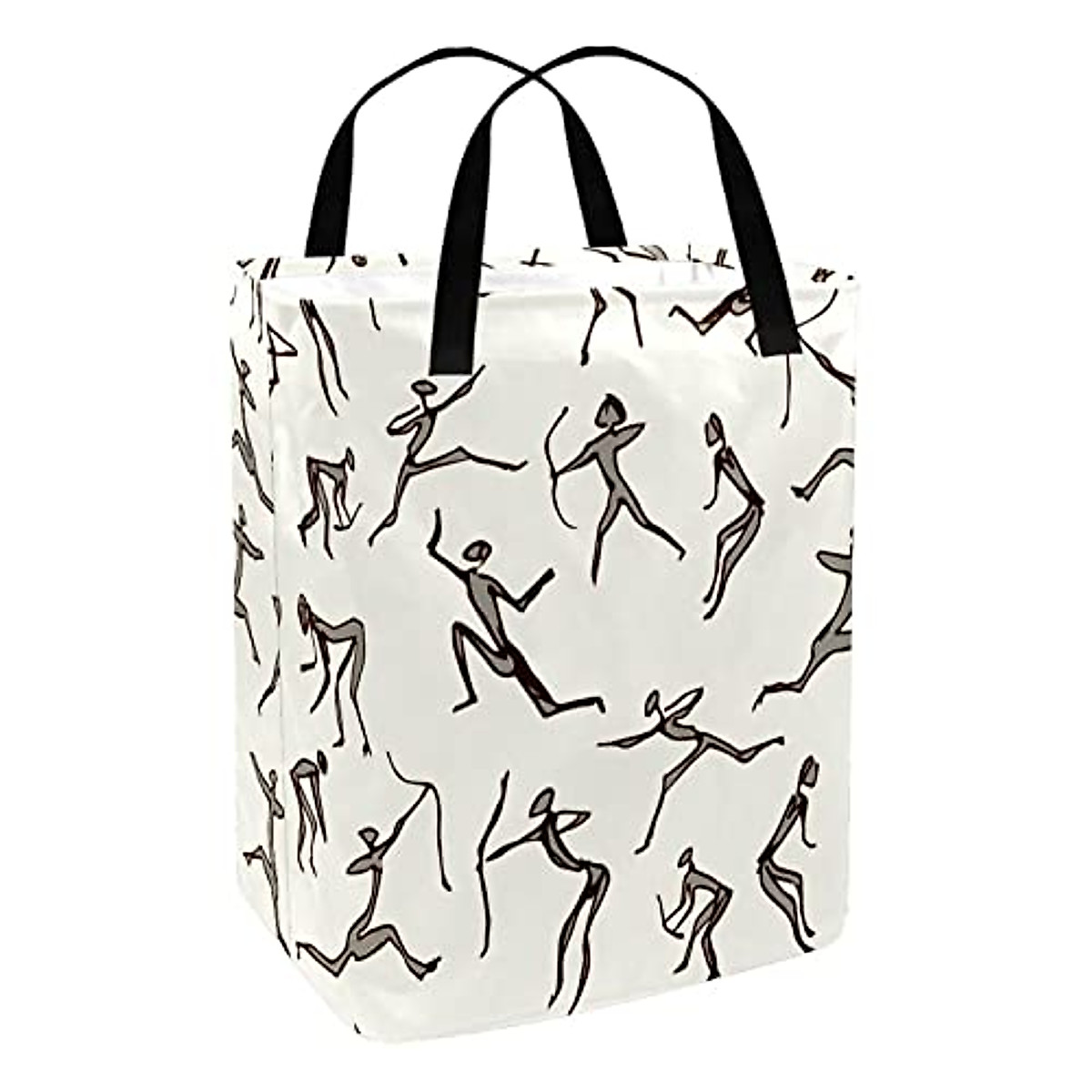 Archery Man Print Collapsible Laundry Hamper, 60L Waterproof Laundry Baskets Washing Bin Clothes Toys Storage for Dorm Bathroom Bedroom