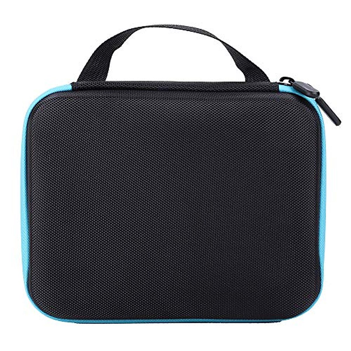 Raguso Diamond Painting Storage Case 30 Slots Nylon Material Foam Insert Necklaces Rings Jewelry Beads for Nail Art Embellishments Store Diamond Painting Tools(blue)