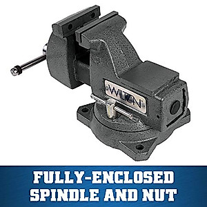 WILTON 744 Mechanics Bench Vise, 4' Jaw Width, 4-1/2' Jaw Opening (21300)