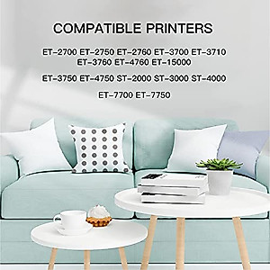 Printers Jack Compatible 502 T502 Refill Ink Bottles Replacement for EcoTank ET-2750 ET-3750 ET-4750 ET-2760 ET-3760 ET-4760 ET-2700 ET-3700 ET-3710 ET-15000 ST-2000 ST-3000 ST-4000 Printer