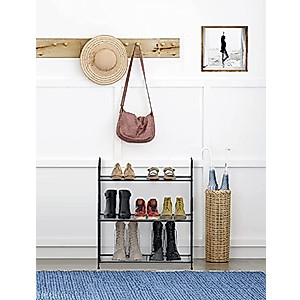 Bextcok 3 Tier Plant Stand,Tiered Plant Shelf for Multiple Plants,Metal Plant Shelf Stands,Multiple Flower Pot Display Rack,Iron Shelves Holder for Patio Garden Corner Indoor Outdoor