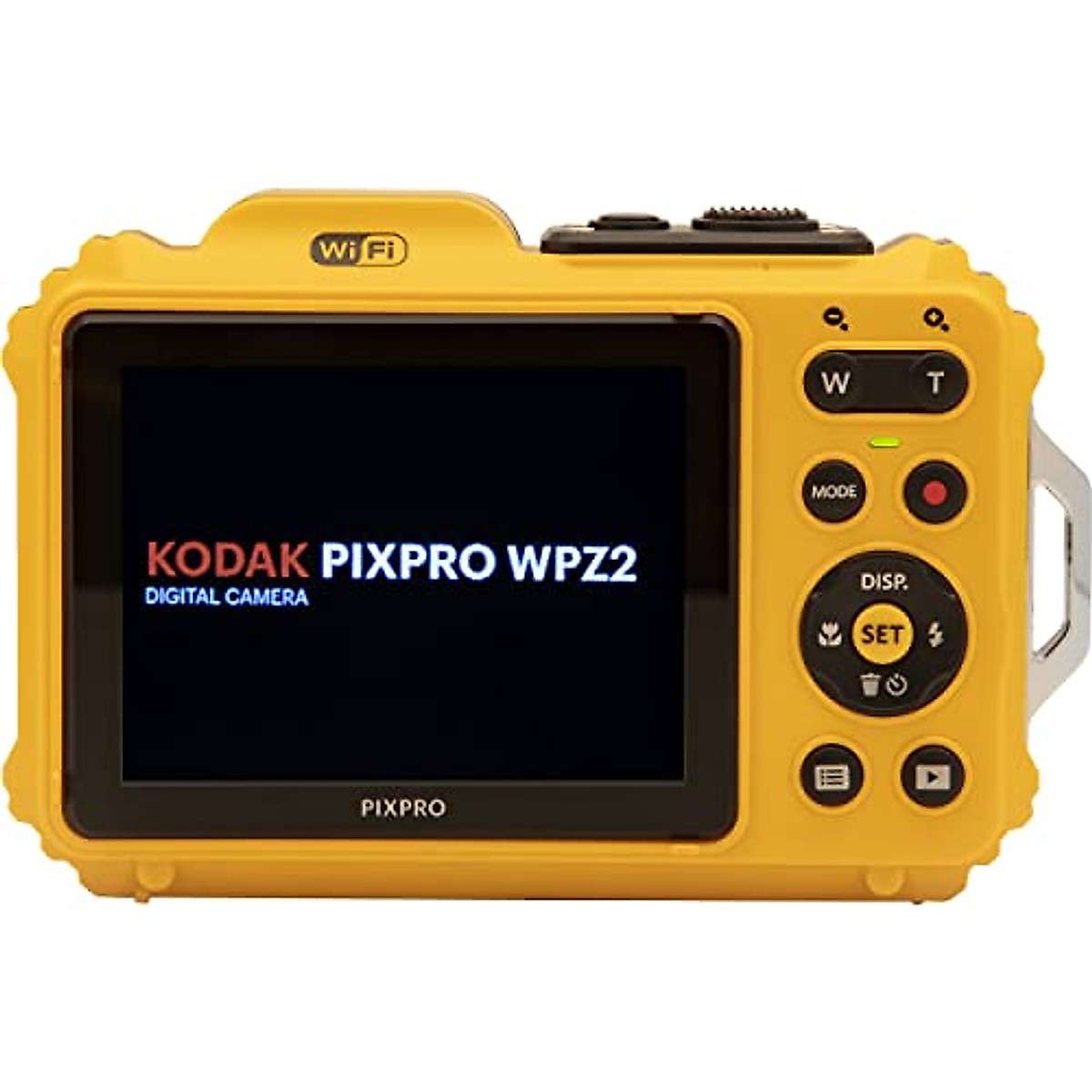 Kodak PIXPRO WPZ2 Digital Camera + 32GB microSDHC Card + Black Point & Shoot Case + Floating Wrist Strap for Underwater/Waterproof Cameras + Accessories (Yellow)