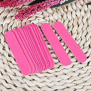 Tbestmax 200 Disposable Mini Nail File Bulk 3.4 inch Double Sided Emery Boards for Fingernail Tools 150 Grit