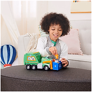 Paw Patrol, Rockyâ€™s Reuse It Deluxe Truck with Collectible Toy Figure and 3 Tools, for Kids Aged 3 and up