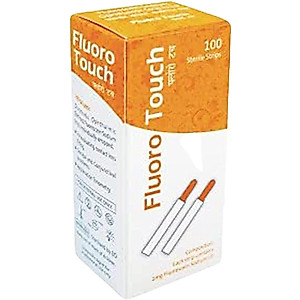 KASHSURG Ophthalmic Fluoro Touch Strips - (100) Pack of 2